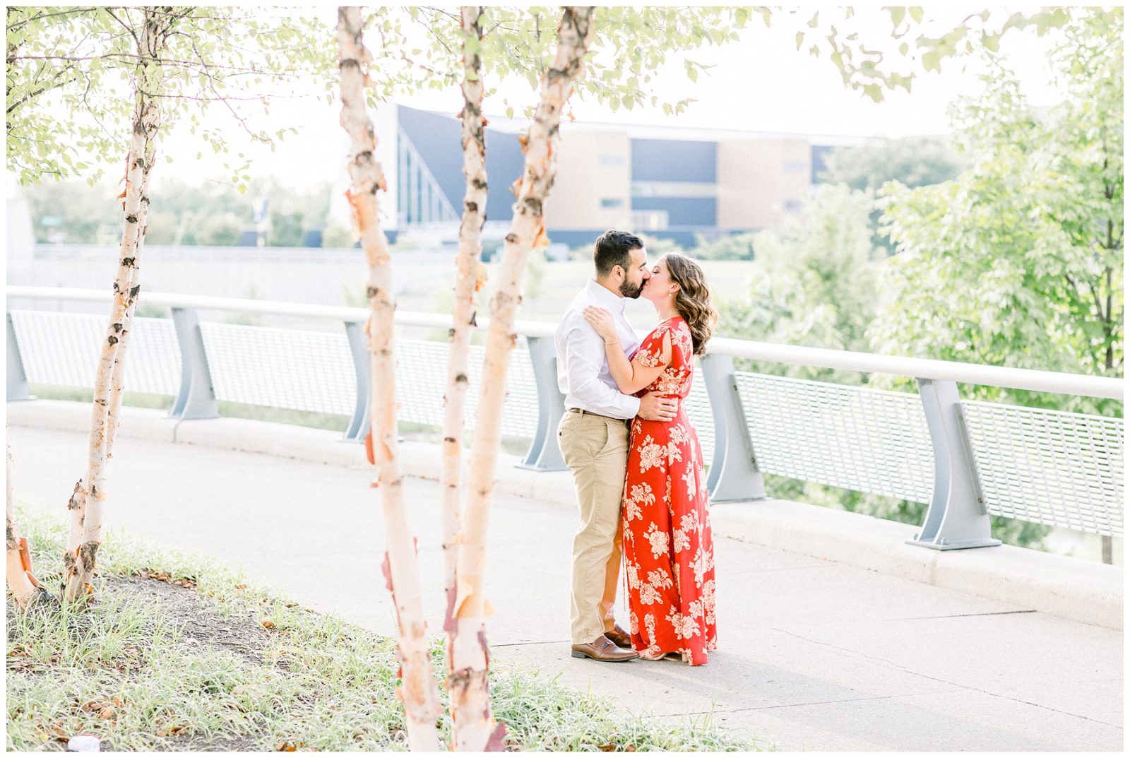 Amber & Sammy | Scioto Mile Engagement Session in Columbus Ohio