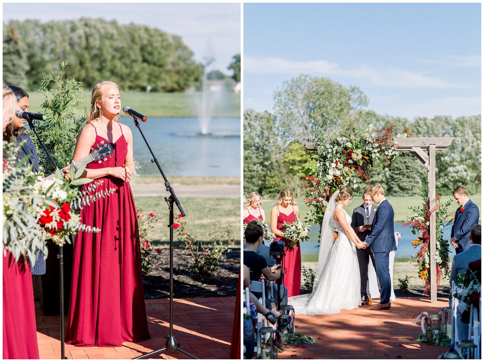 Fall Wedding at The Golf Club at Little Turtle Wedding | Columbus, Ohio