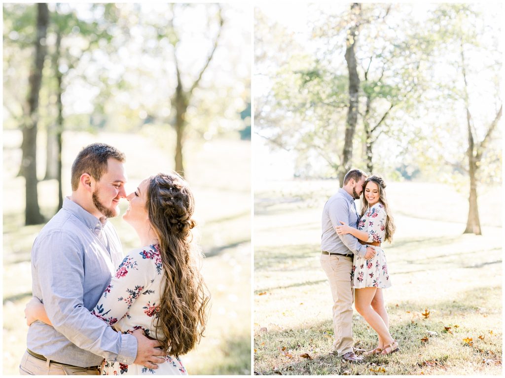 Cheyenne & DJ | Summerfield Farms Fall Engagement Session